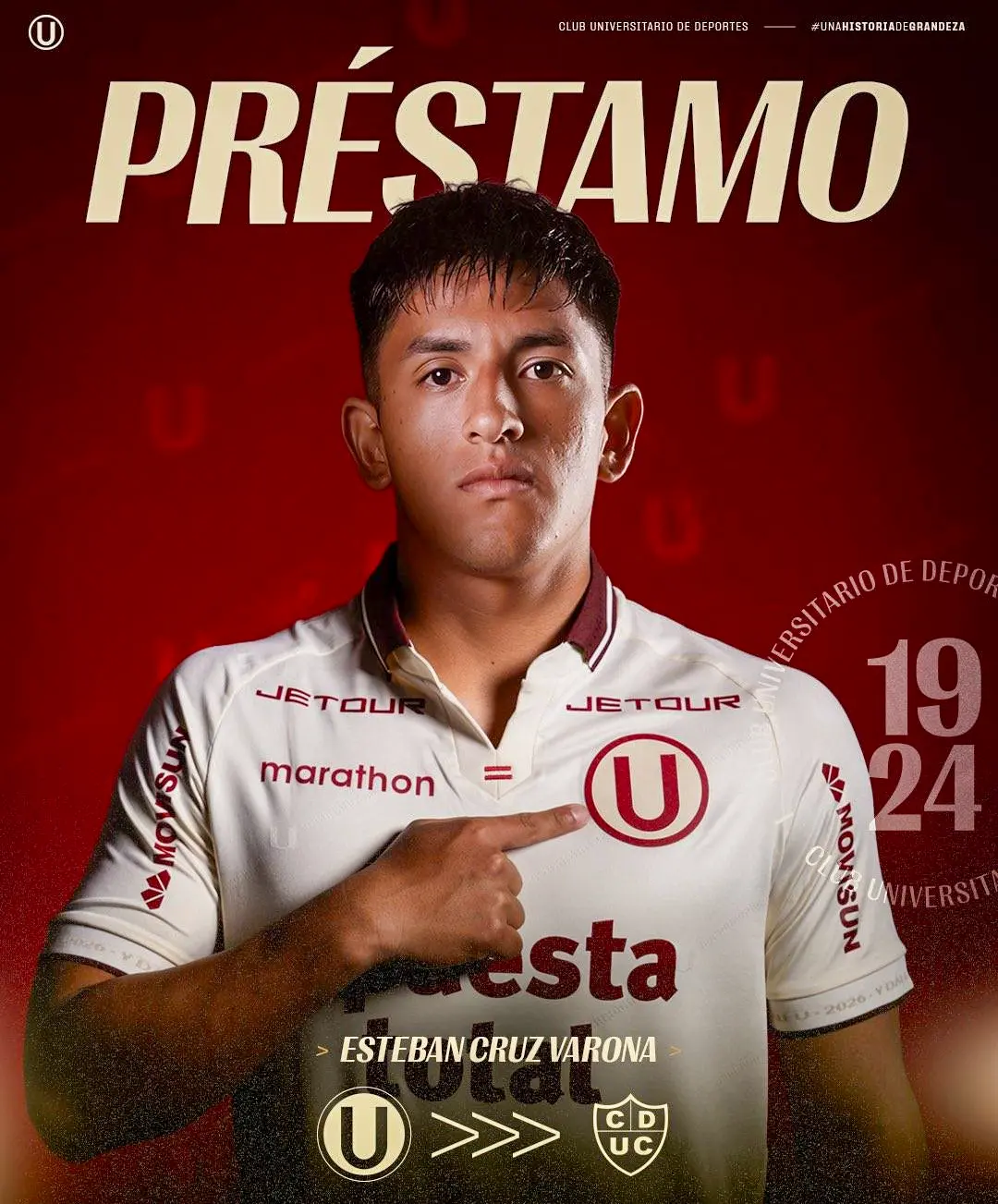 PRÉSTAMO DE LA “U”: ESTEBAN CRUZ AL UNIÓN COMERCIO TODO EL 2026 ...